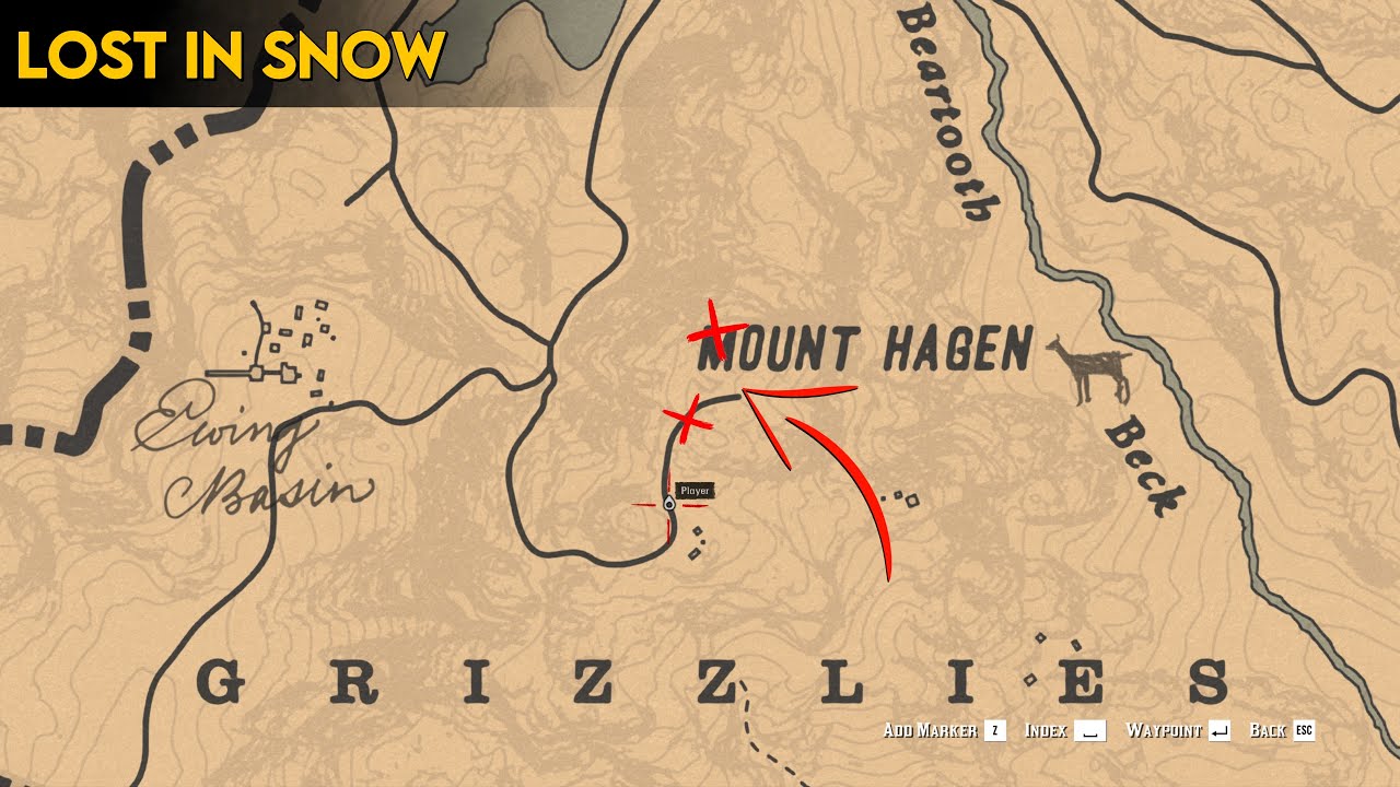 A Rare Item Lost in the Snow Near Micah's Hideout - RDR2 - YouTube