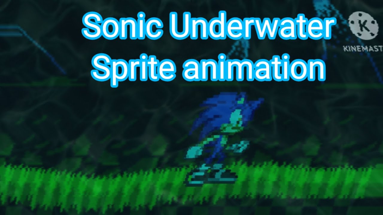 (sprite animation) sonic underwater - YouTube