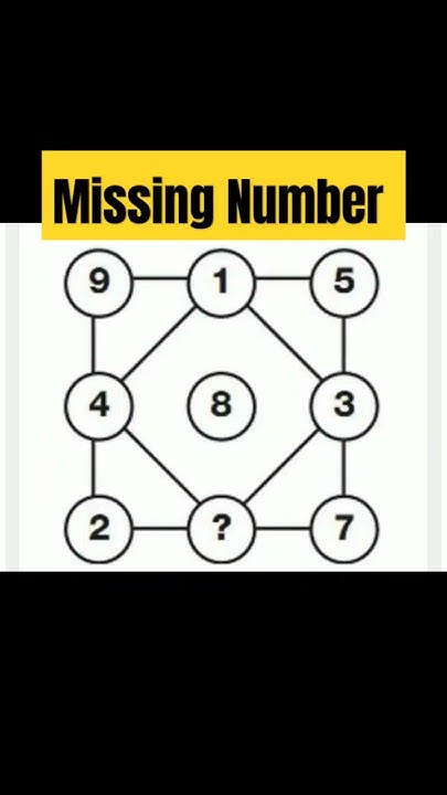 Missing Number Reasoning Questions #missingnumberreasoning #missingnumbertricks #reasoningtricks ...