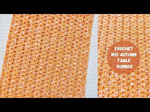 Easy Crochet Autumn Table Runner Pattern