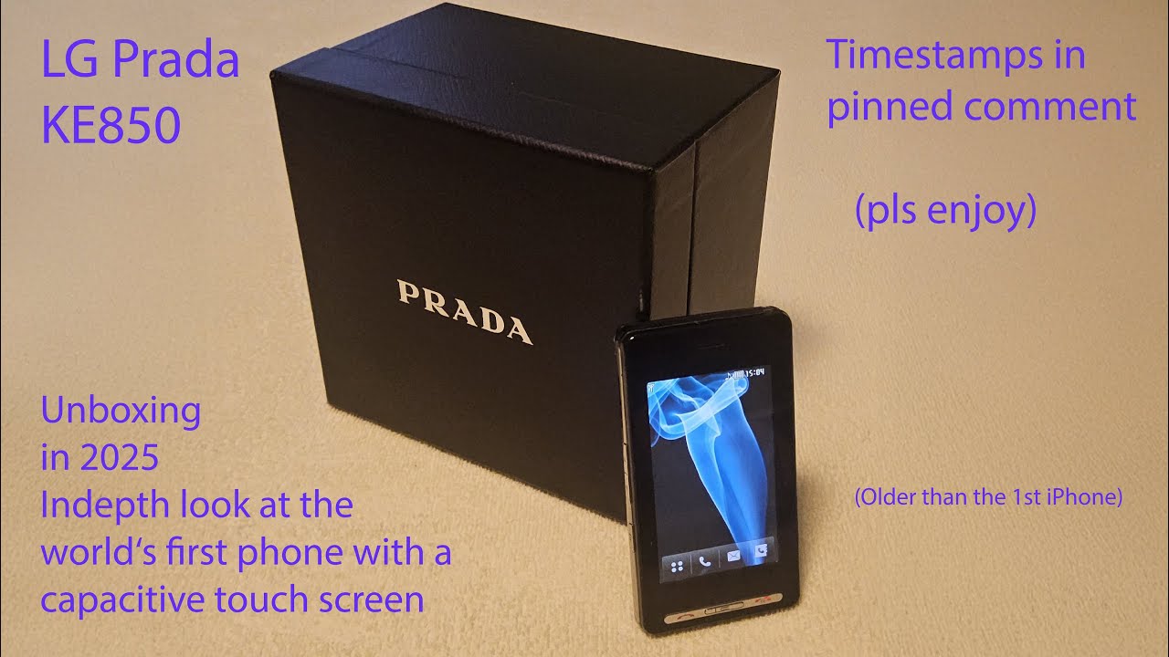 LG Prada KE850 World's first phone with a capacitive touch screen from ...