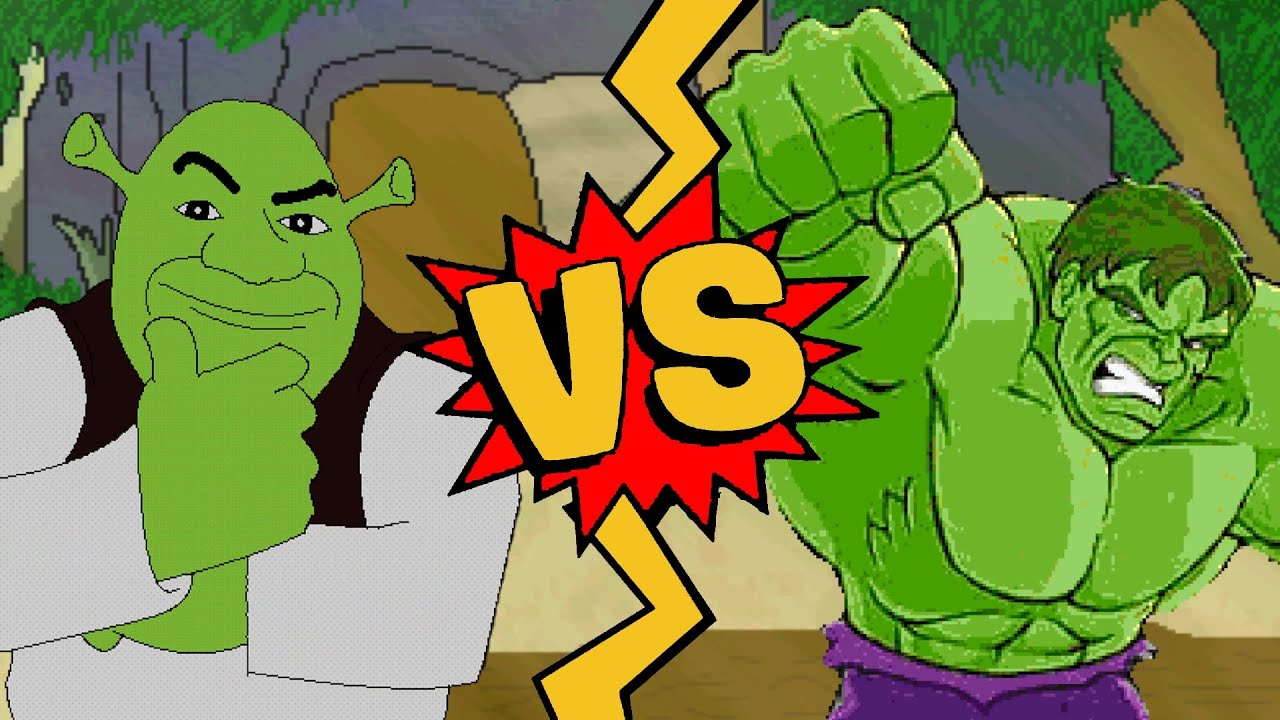 M.U.G.E.N Battles | Shrek vs Hulk - YouTube