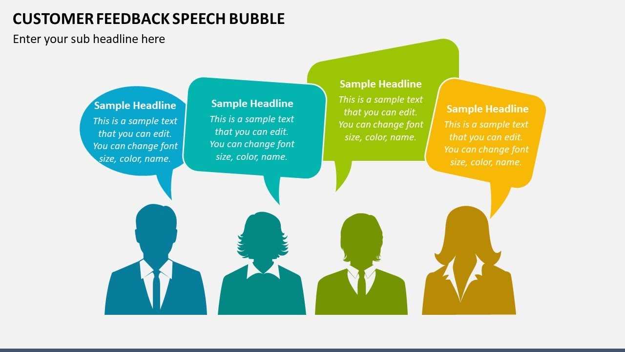 Customer Feedback Speech Bubble Animated Slides - YouTube