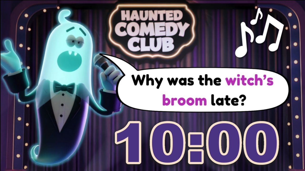 10-Minute Classroom Countdown Timer with Music and Halloween Jokes for ...