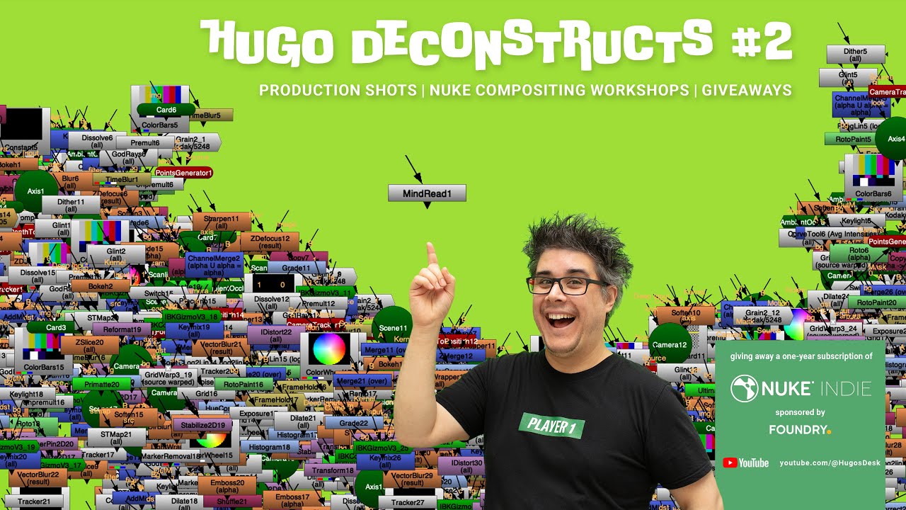 Hugo deconstructs #2 | Nuke compositing workshop | @FoundryTeam - YouTube