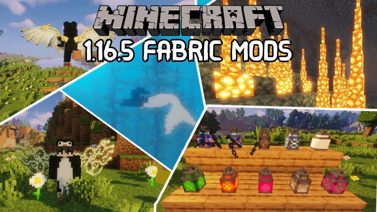 10 FASCINATING Minecraft Mods for 1.16.5 Fabric! - YouTube