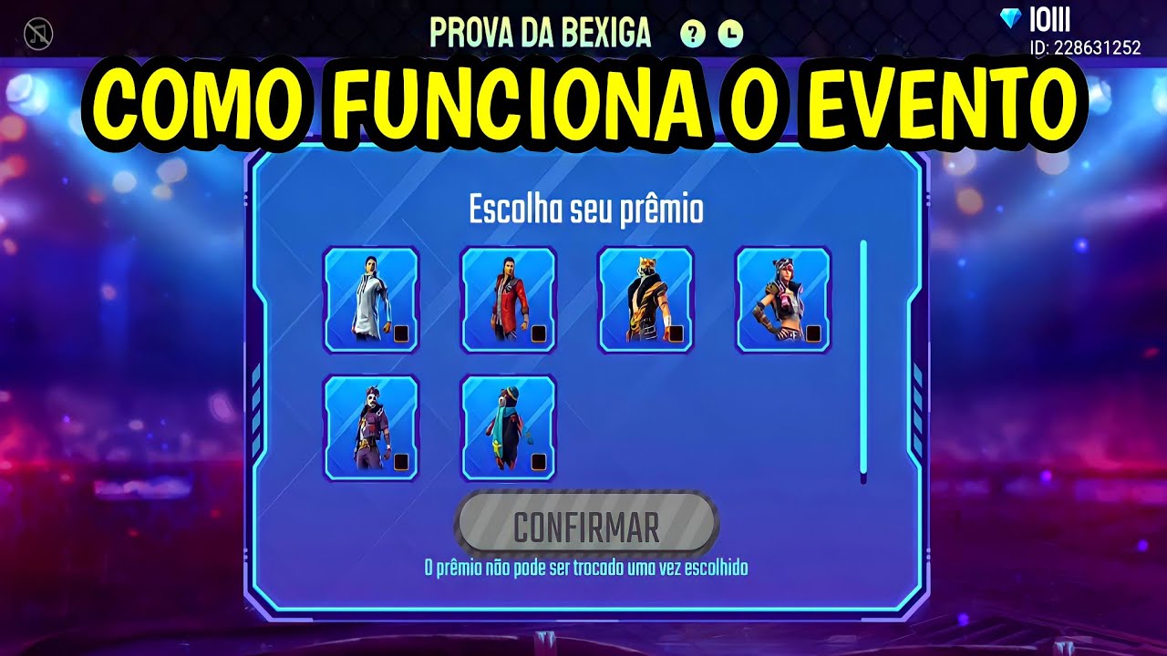 Novo Evento PROVA DA BEXIGA FF | Gastando Diamantes | Evento PROVA DA ...