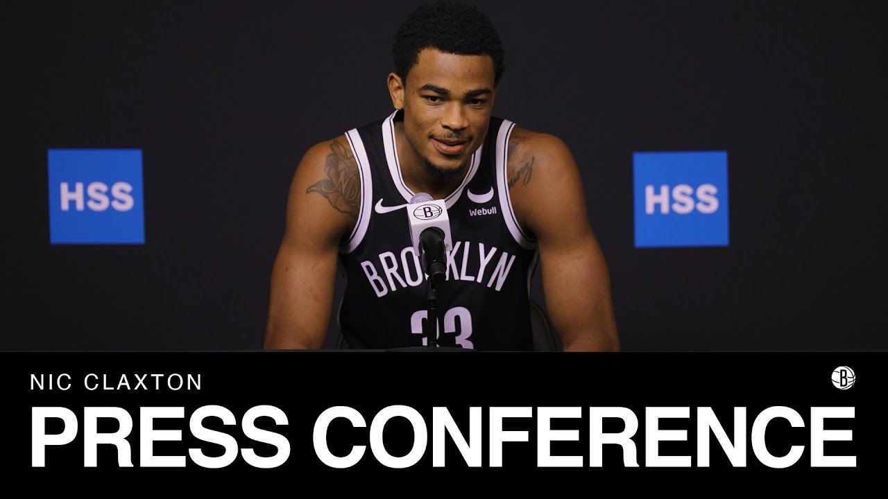 Nic Claxton Press Conference | 2023 Brooklyn Nets Media Day - YouTube