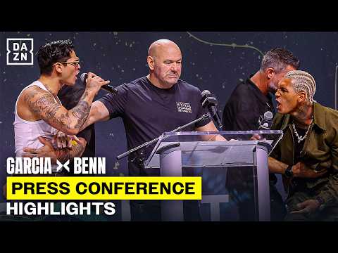 Ryan Garcia vs. Conor Benn HEATED trash talk & WILD face-off | Full Press Conference Highlights