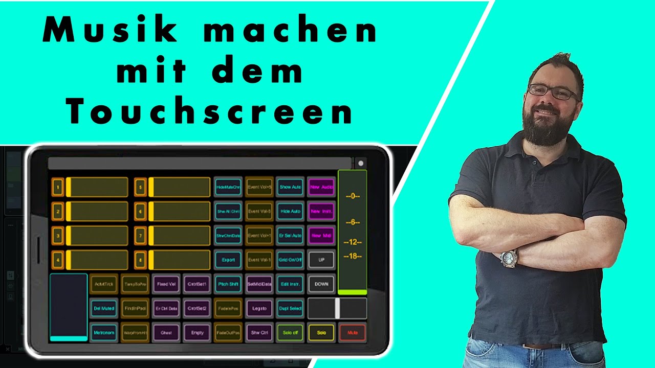 Touchscreen für Musikproduktion - Musik machen mit dem Pad (TouchOSC ...