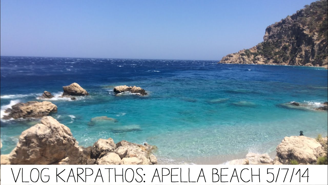 Vlog Karpathos: Apella Beach 05/07/14 - YouTube
