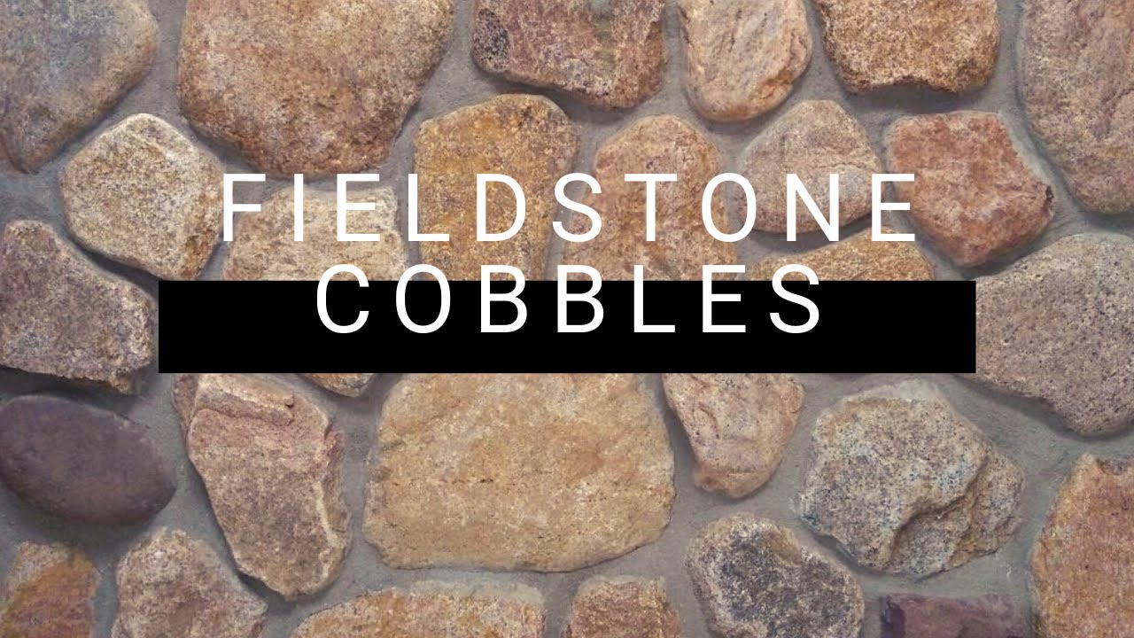 Fieldstone Cobbles Natural Mini Boulders Thin Veneer - YouTube