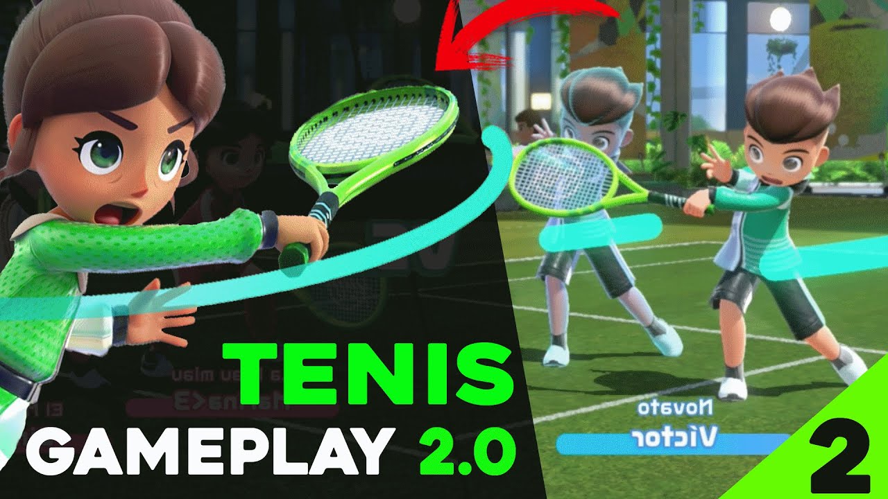 TENIS Gameplay Oficial Nintendo Switch Sports en Español 2.0 - YouTube