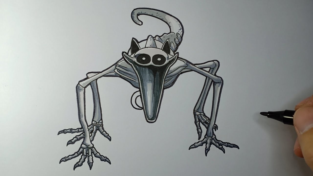 How To Draw CATNAP Nightmare In Poppy Playtime Chapter 3 - YouTube