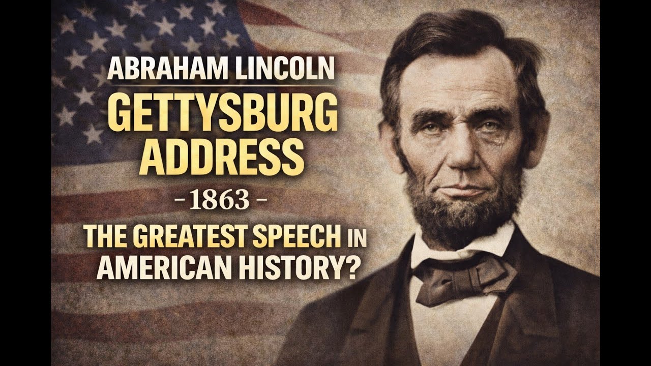 The Gettysburg Address - Abraham Lincoln (Full Speech) | The Greatest ...