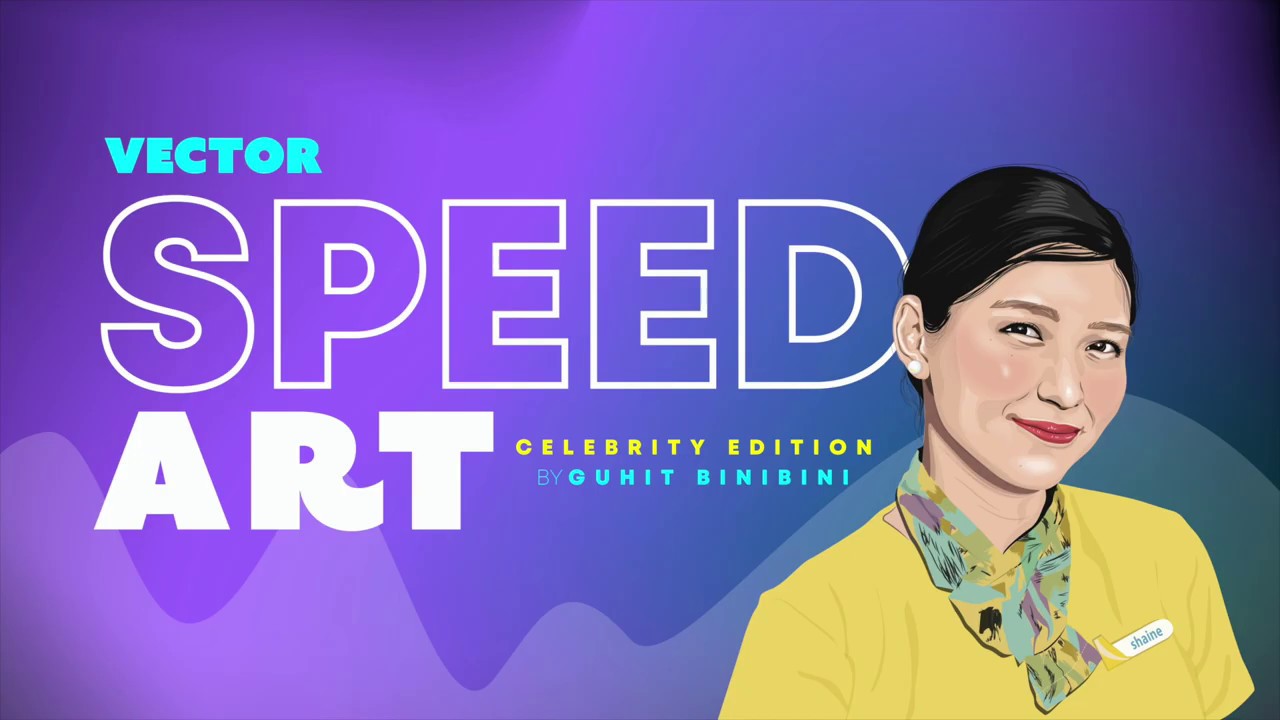 VECTOR SPEED ART CELEBRITY (YOUTUBE VLOGGER) EDITION - YouTube