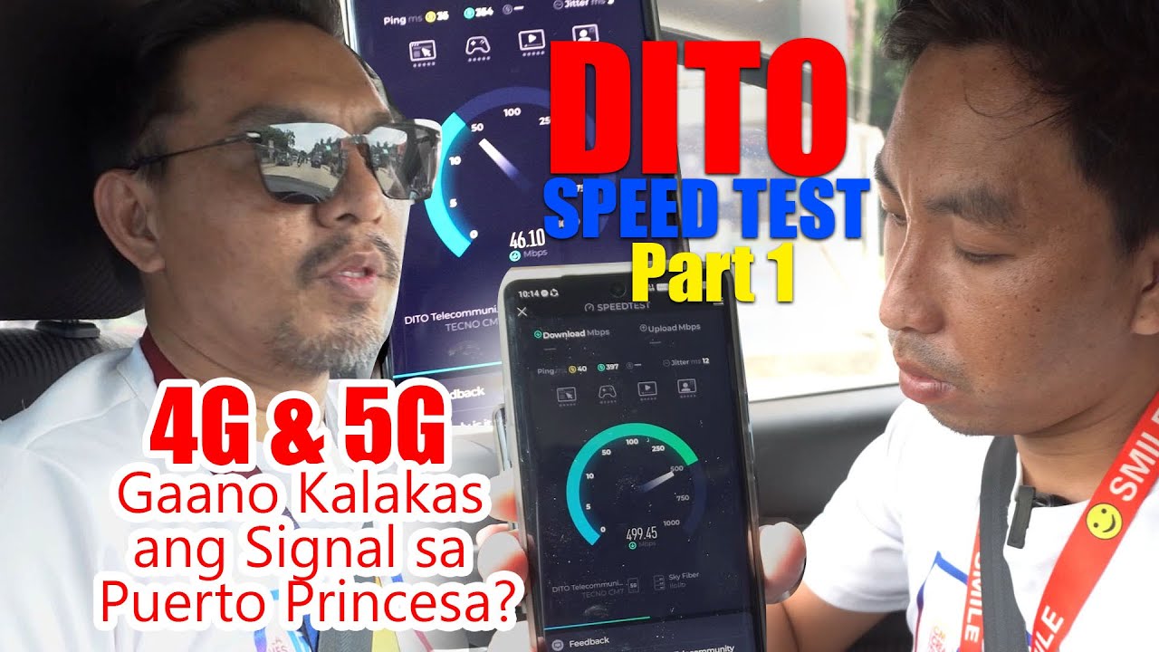 DITO SPEED TEST Part 1: Gaano Kalakas ang Signal sa Puerto Princesa ...