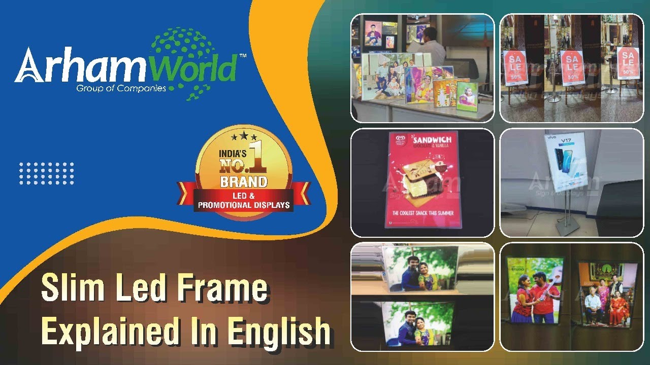 Slim LED Frame Explained in English by Arham World - YouTube