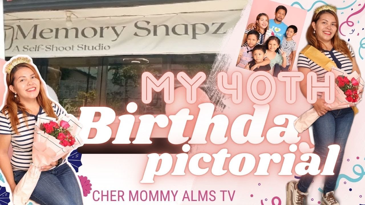 MEMORY SNAPZ SELF STUDIO SHOOT- CELEBRATING MY 40TH BIRTHDAY - YouTube