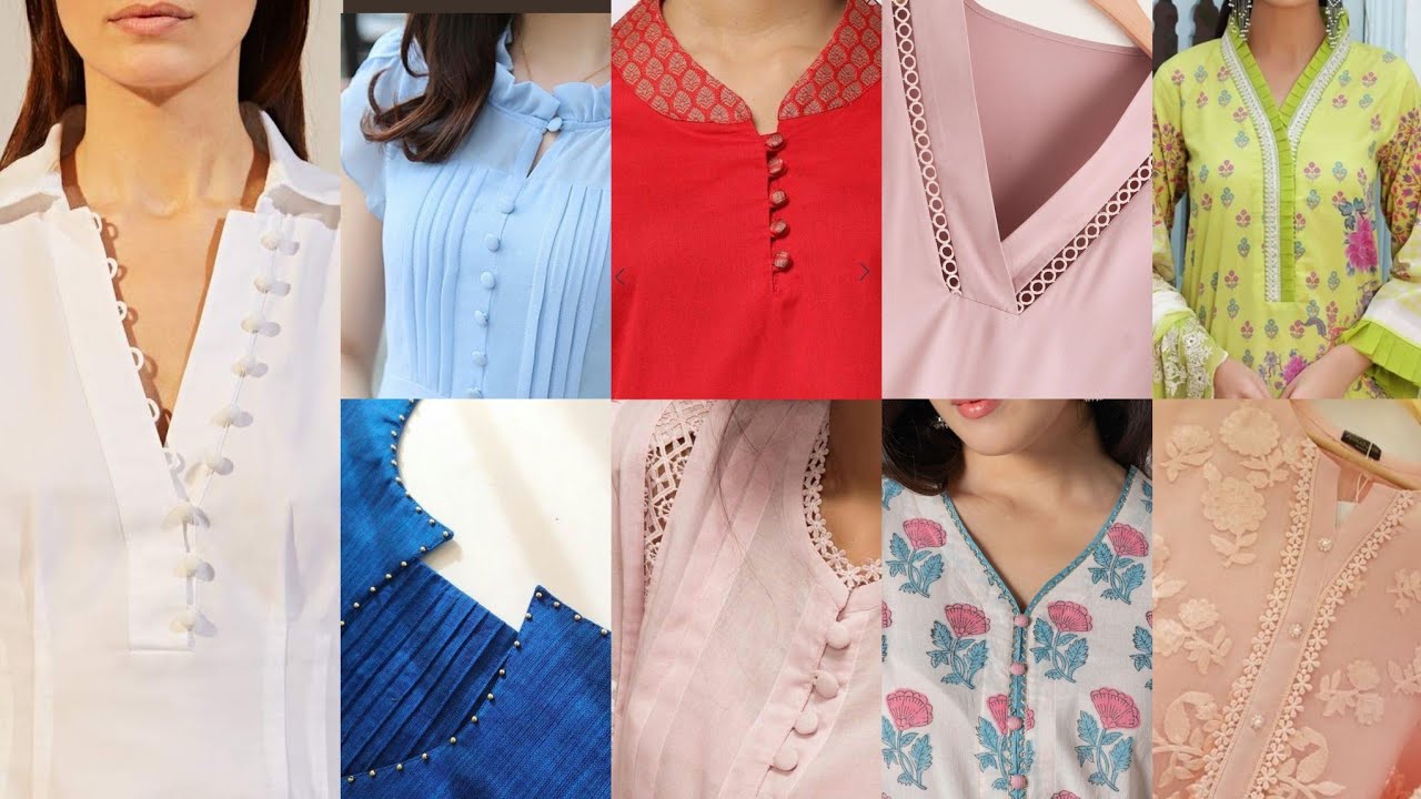 latest neck design||gala design 2023||summer neck design - YouTube