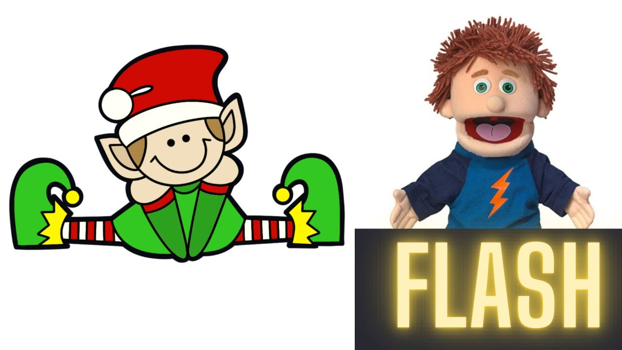 How to draw Elf on the shelf doing the splits with Flash - easy step by ...