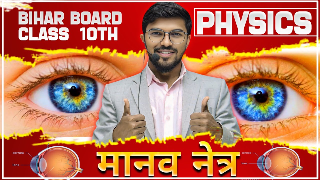 मानव नेत्र | Bihar Board Class 10th Physics Chapter 3 | Human Eye Class ...