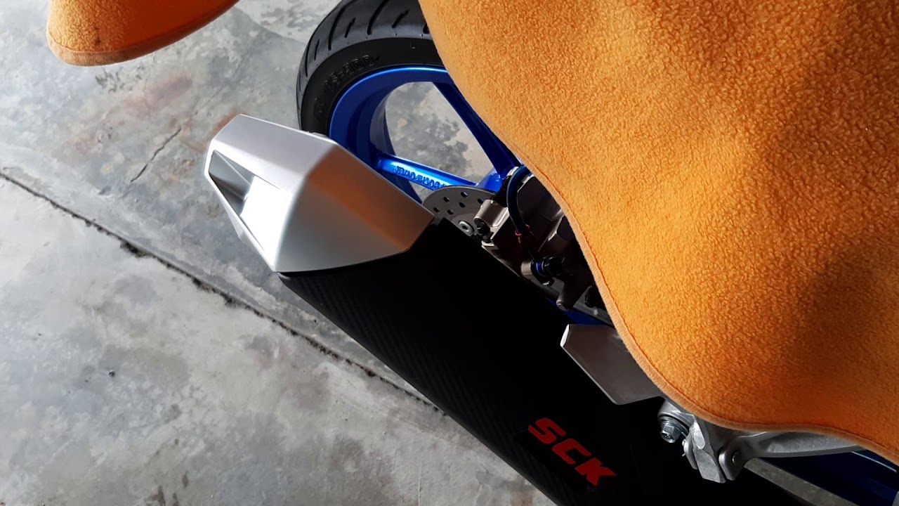 Bunyi exzos SCK Racing Honda RS150R - YouTube