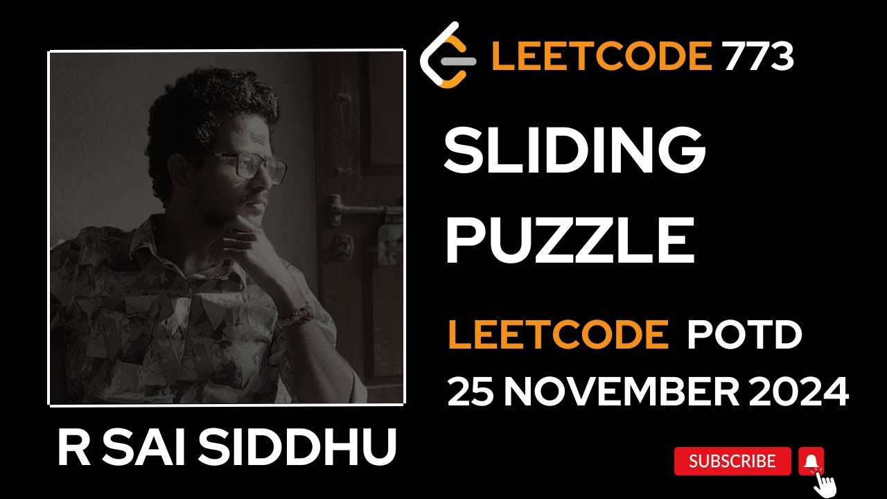 Leetcode Potd Leetcode 773 Sliding Puzzle Leetcode Potd Explanation 1563