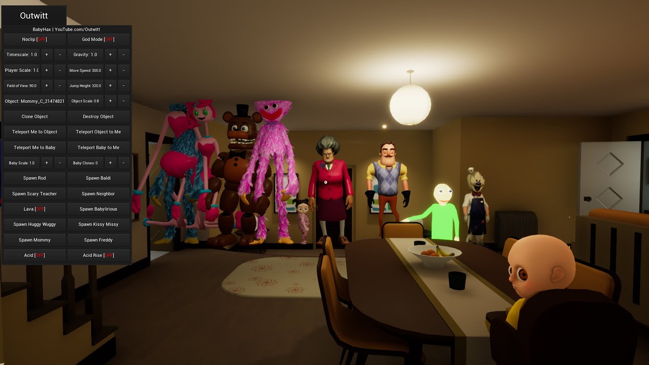 The Baby in Yellow v1.6.1 MOD OUTWITT : All Mods Baby - YouTube