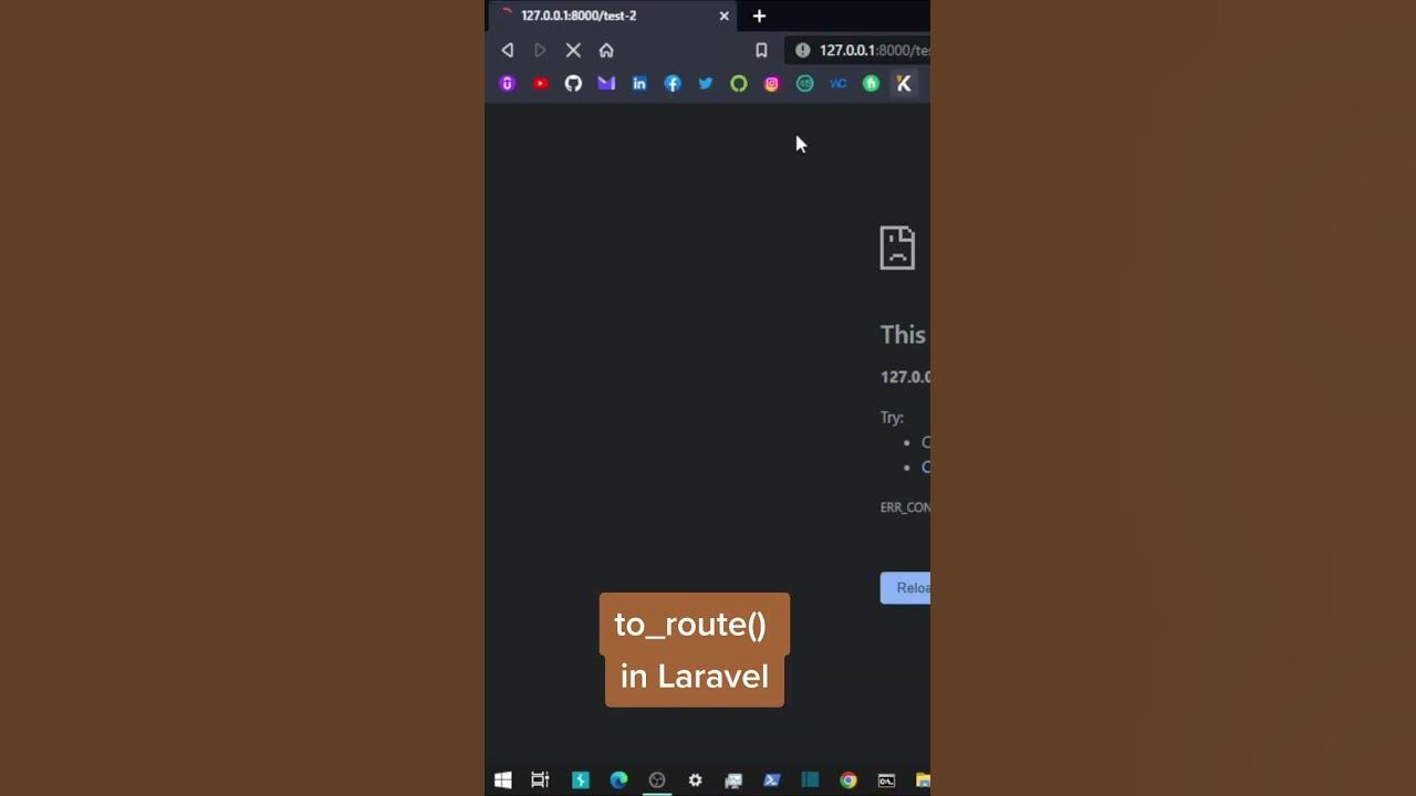 Toroute In Laravel Laravel Webdevelopment Development Tricks Tips Programming Youtube 7963