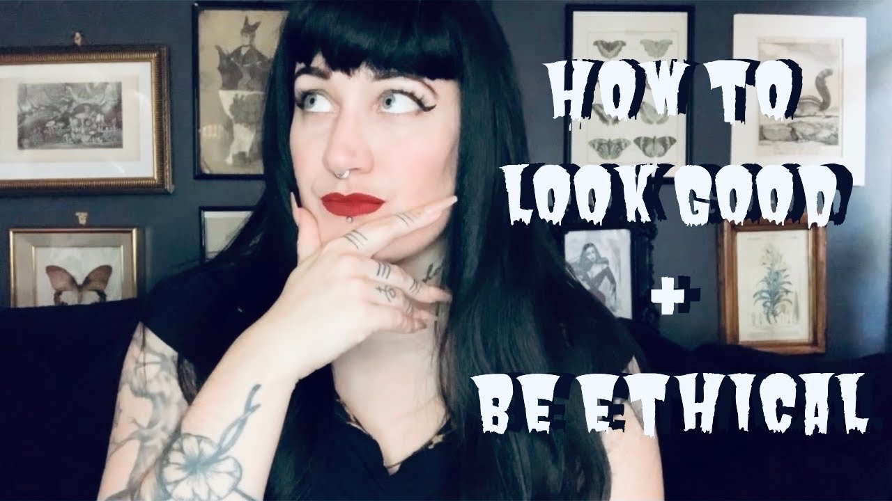 be your best stylish self AND be eco friendly in 2024 tips | goth ...