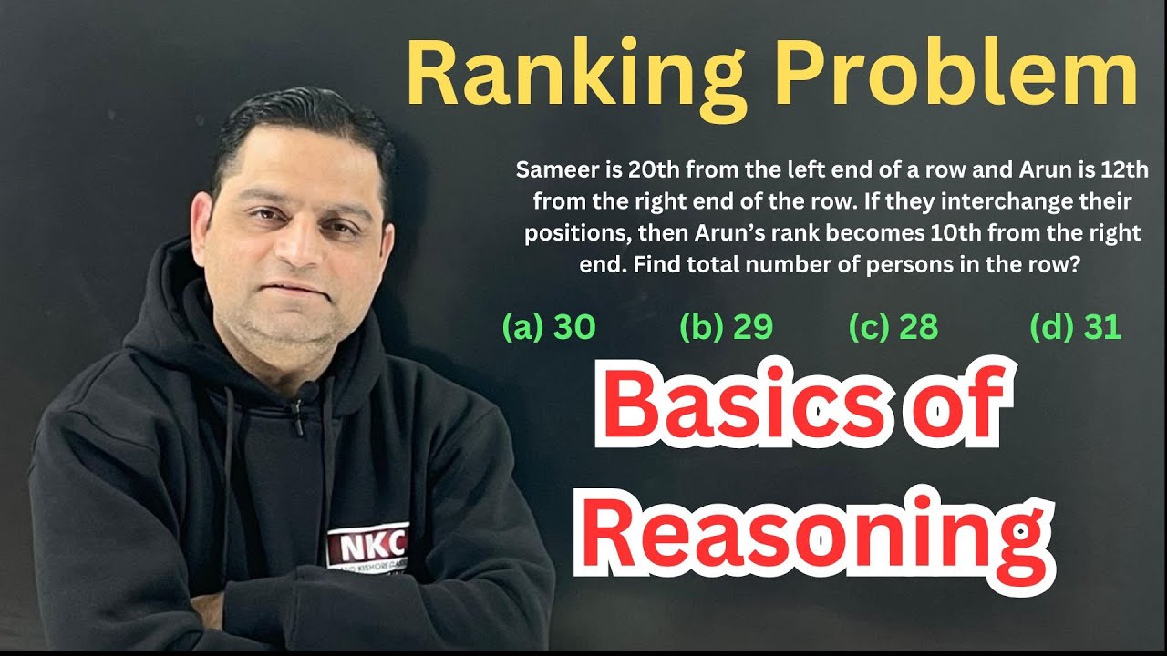 Ranking Problems | Reasoning Tricks | Ranking Based problems ...