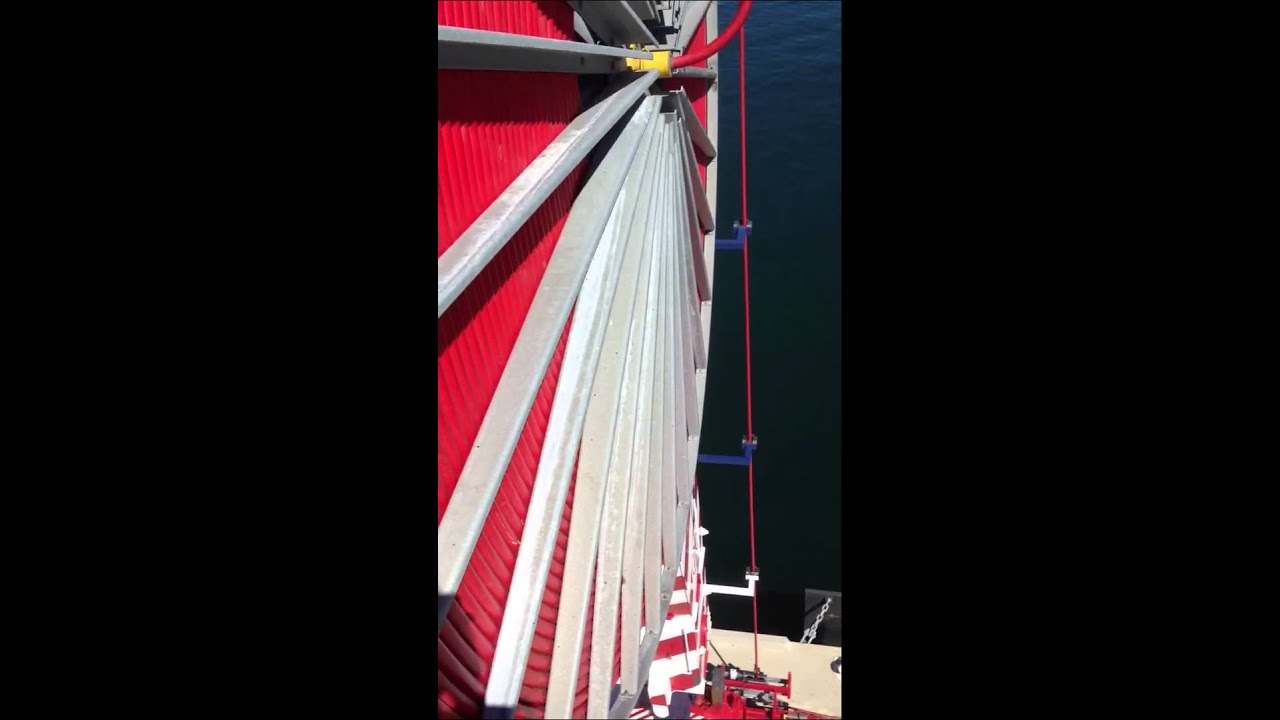 Test drive STS crane with Stemmann Cable Reel - YouTube