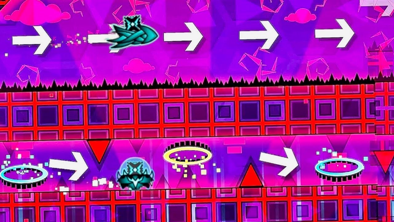 “Octagon Force” 100% (Hard Demon) by JamAttack [3 Coins] | Geometry ...