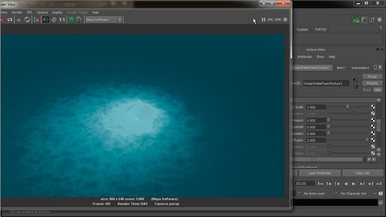 3D Maya 159 Dinamicas Fluids Oceanos Olas parametros del fluido - YouTube