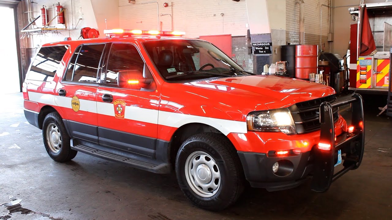 Boston Fire Dept. Ford Expedition - YouTube