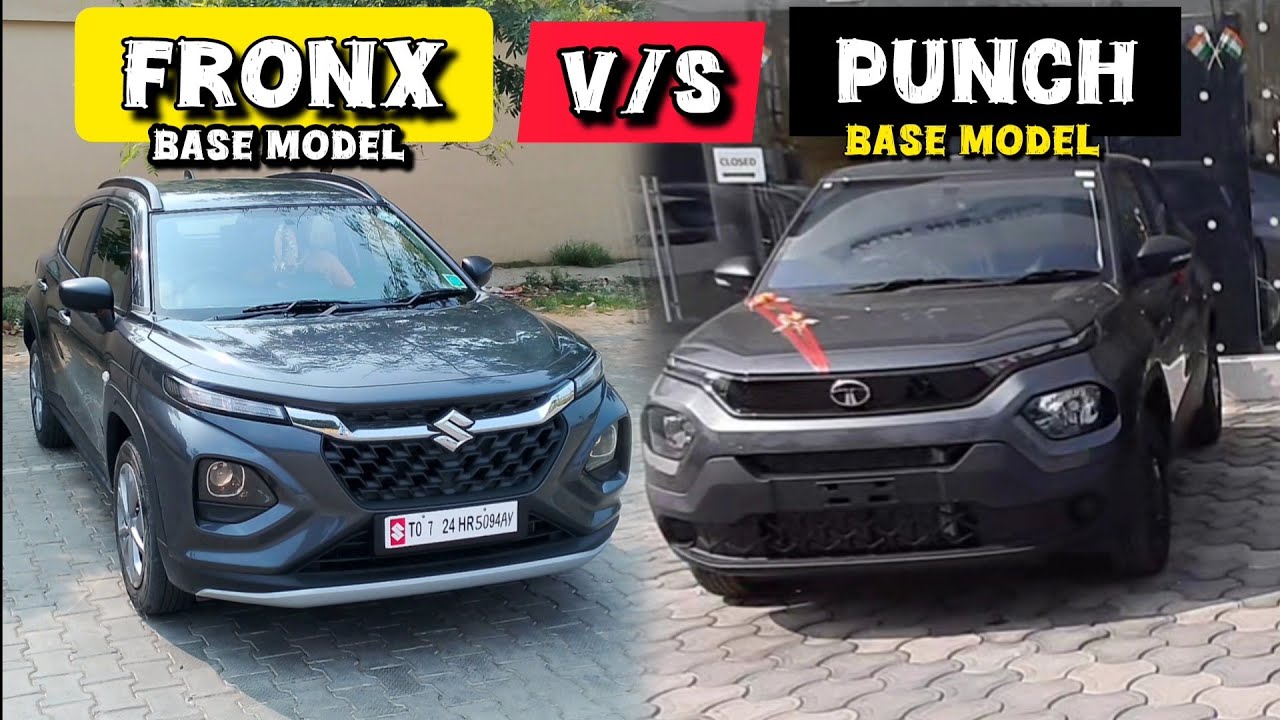 *Comparison* Maruti Fronx Base Model VS Tata Punch Base Model 🔥 2025. # ...