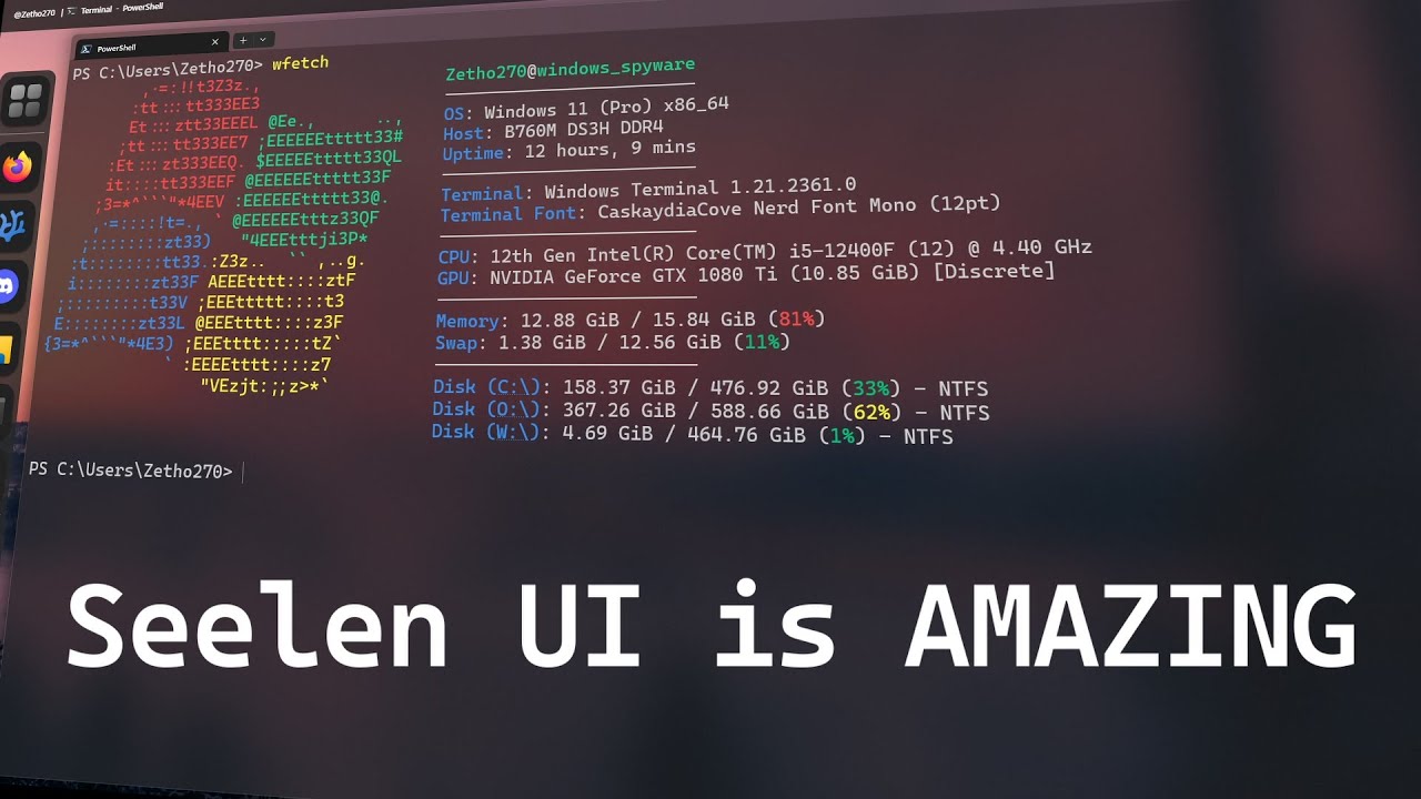 My Current Setup w/ Seelen UI (and why i love it) - YouTube