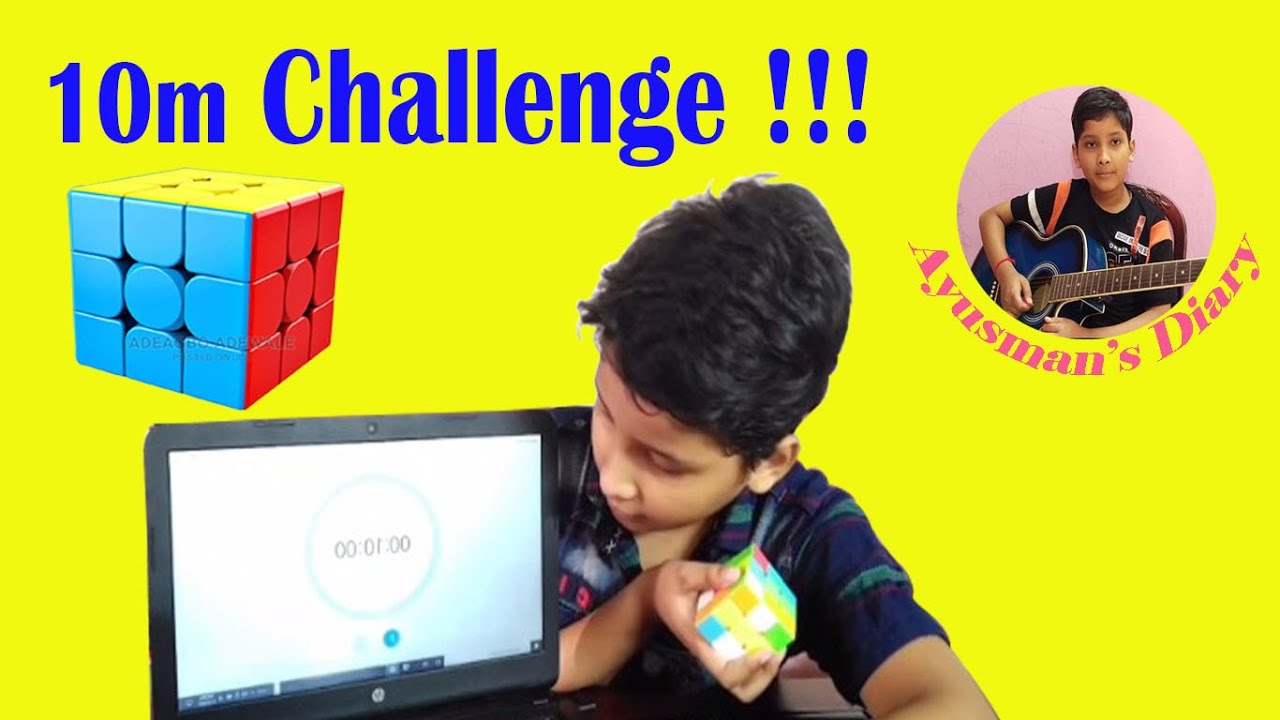 How many times can I solve Rubik's Cube in 10m?? - YouTube