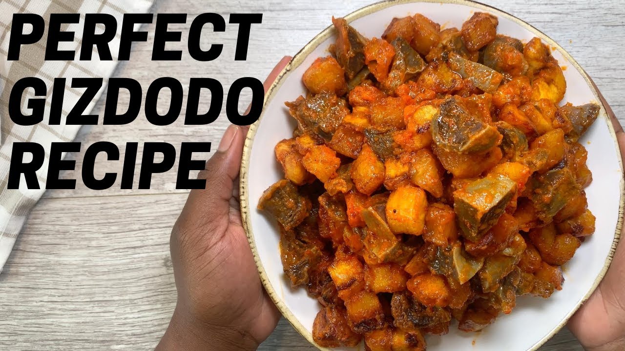 Super easy GIZDODO - Simple gizzard & plantain recipe - YouTube