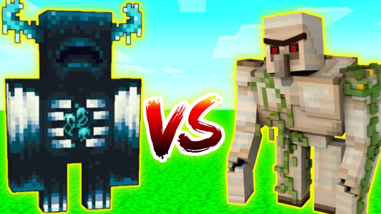 Warden vs Golems – Most Powerful Minecraft Mob Battle - YouTube