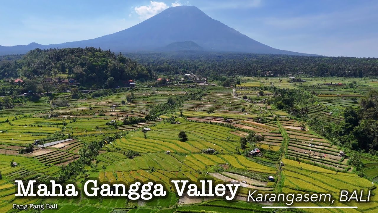 Maha Gangga Valley, Karangasem BALI | Drone View - YouTube