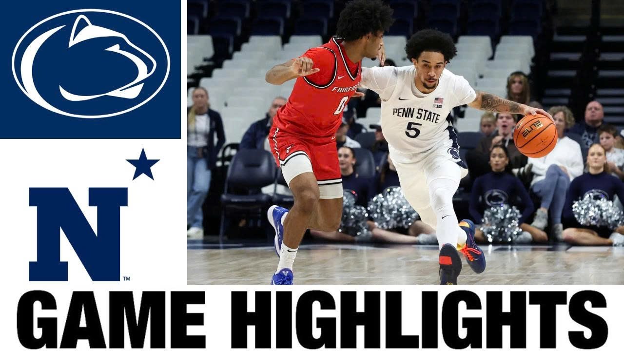 Penn State vs Navy Highlights | Men's Basketball | College Basketball ...