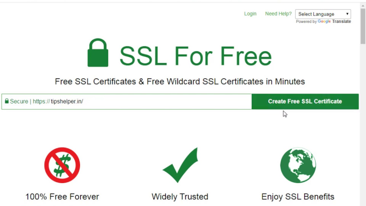 Free SSl Certificate | How To Get Free SSL Certificate For Wordpress ...