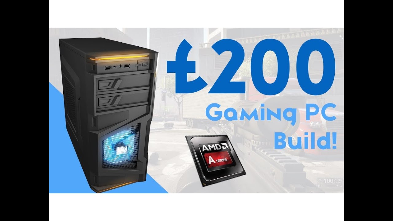 BEAST £200 BUDGET GAMING PC BUILD 2016! [HD GAMING!] - YouTube