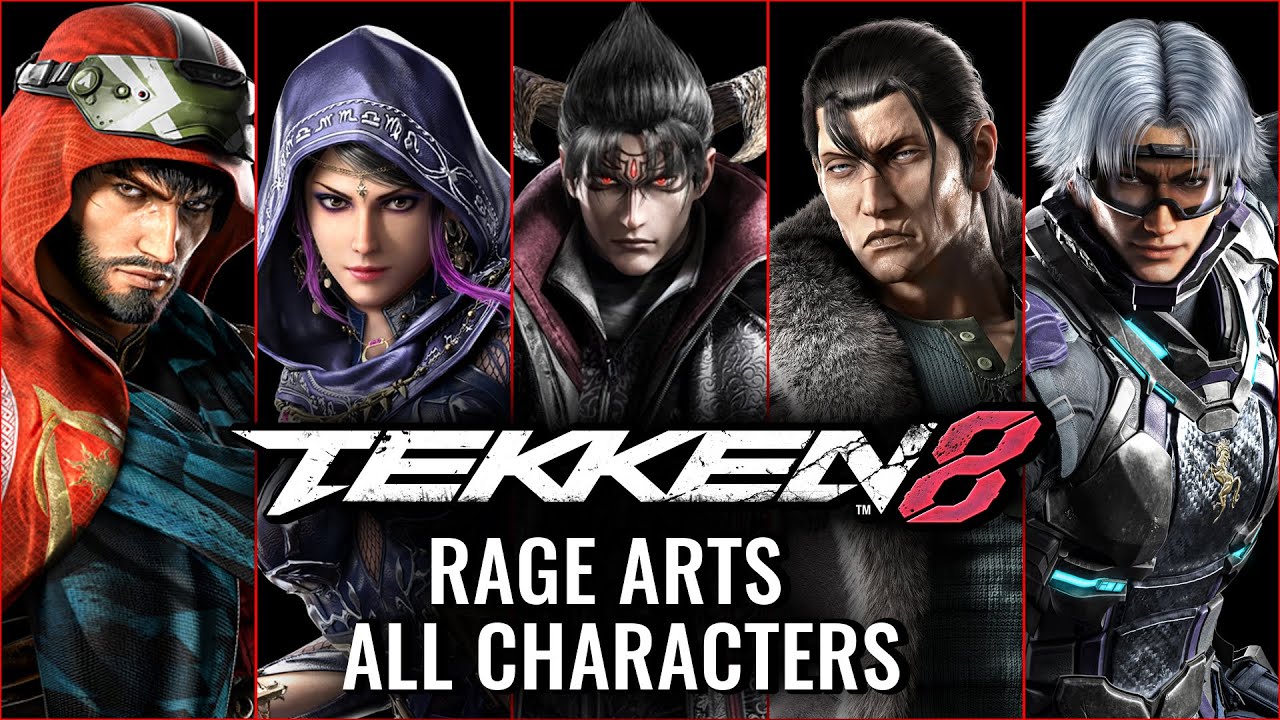 TEKKEN 8 - ALL 32 Characters Unique Rage Art - YouTube