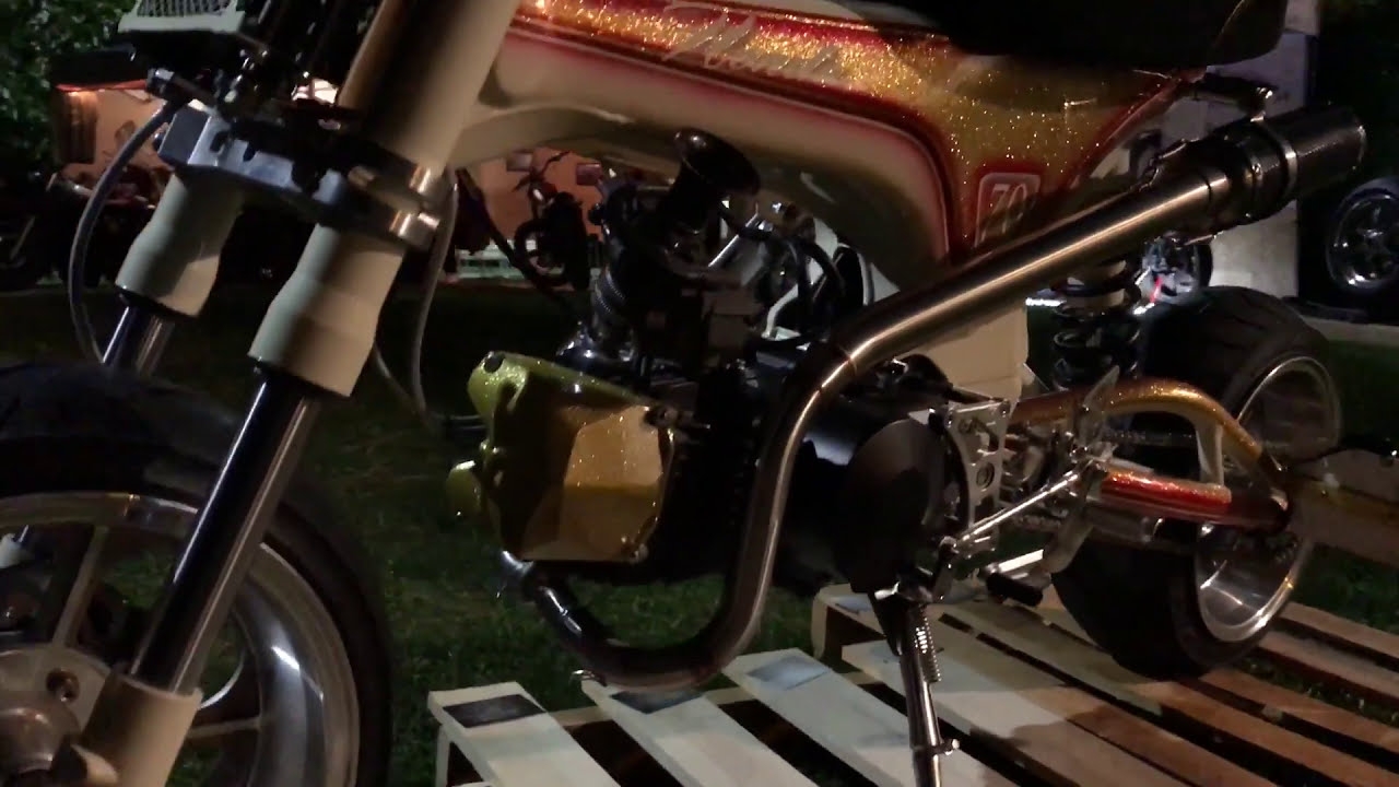 Honda maxi Dax 190cc by duke motorcycles - YouTube