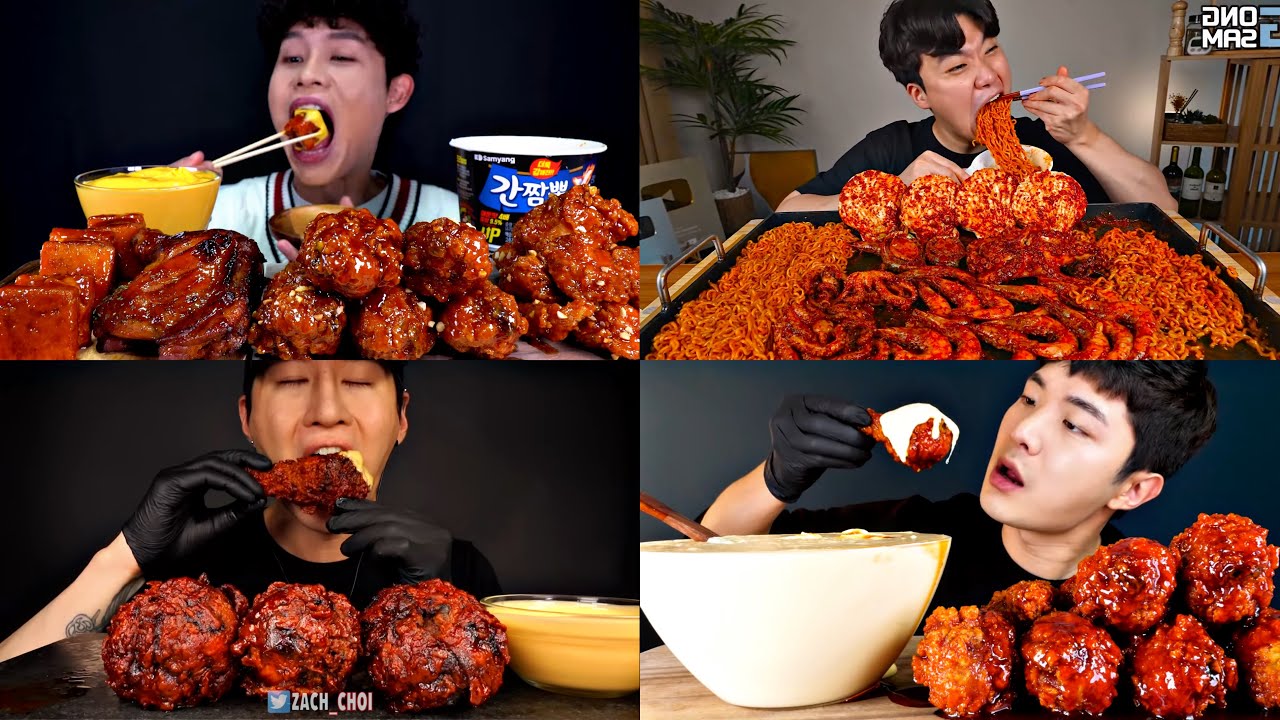 SPICY mukbangs that make your mouth WATER - YouTube