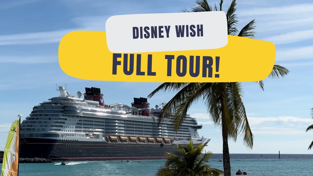 DISNEY WISH TOUR 2023 | Hyperspace Lounge, Worlds of Marvel, and More ...