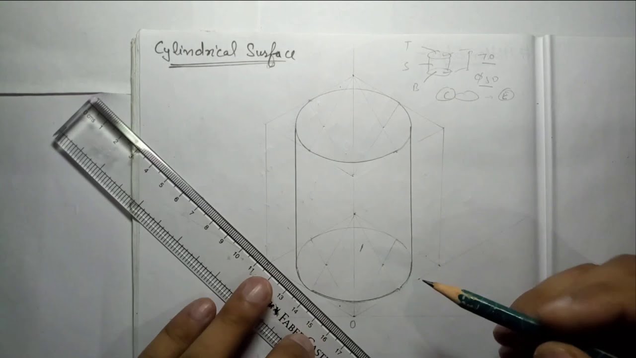 (10.8) Isometric View of a Cylinder - YouTube